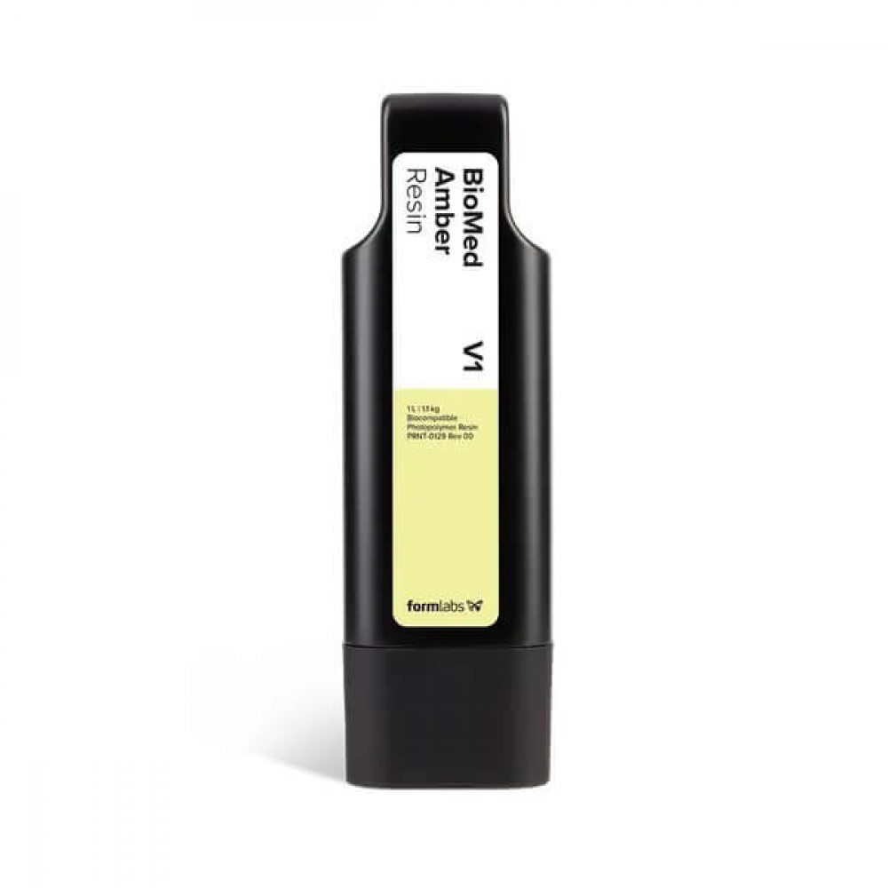 Buy Formlabs BioMed Amber Resin 1L: Medical Grade Material | 3DDevice