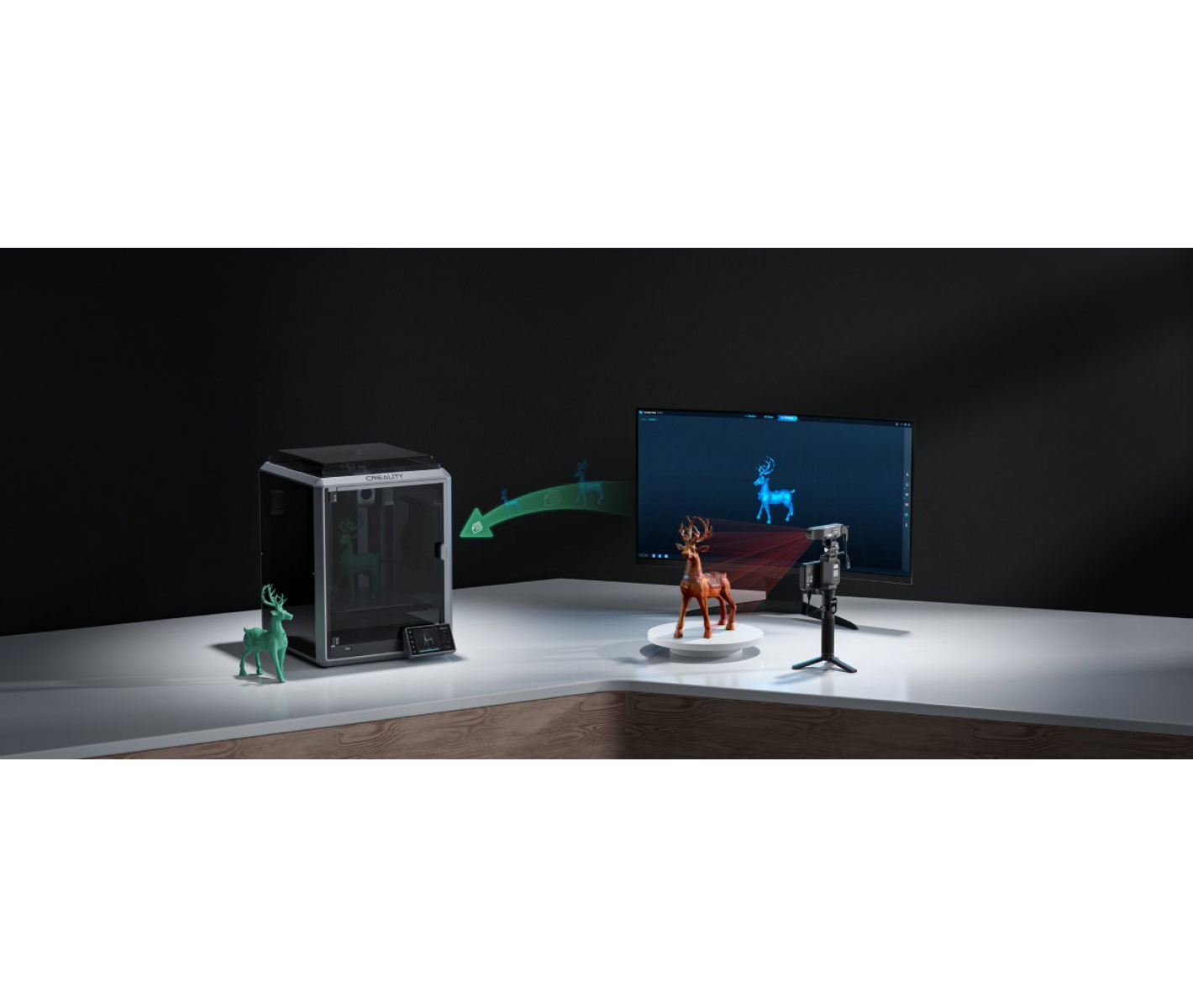 Creality CR-Scan Ferret Pro is a lightweight scanner