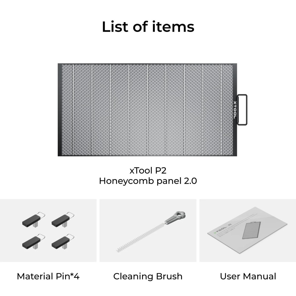 xTool P2 Honeycomb Panel 2.0 for Engravers