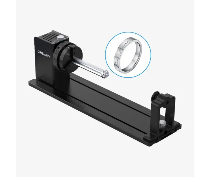 Rotary Kit Pro | Curved surface engraving on Creality Falcon