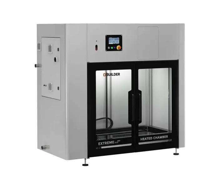 Builder Extreme 1500 PRO HC is a high-quality 3D printer