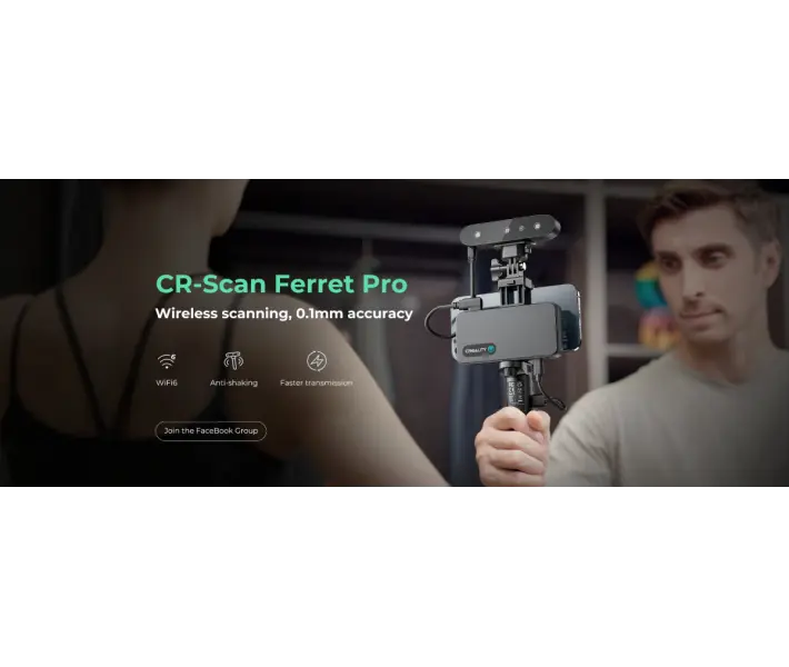 Creality CR-Scan Ferret Pro is a lightweight scanner