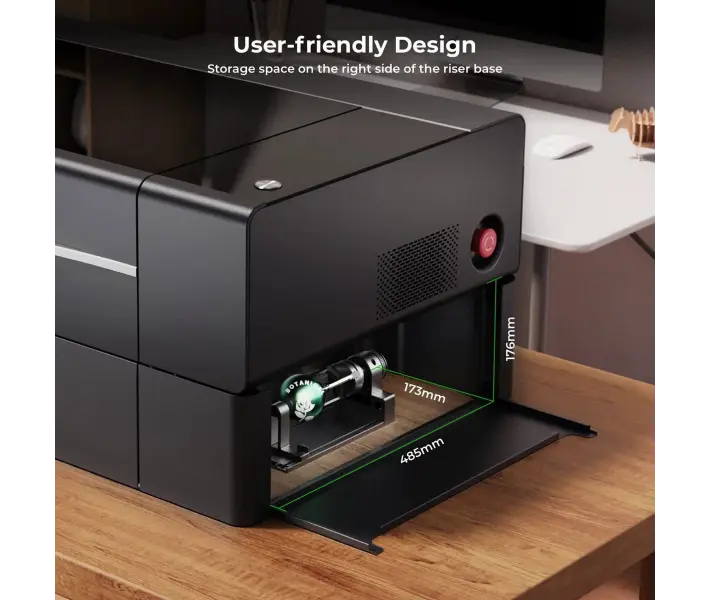 xTool P2 Riser Base – підйомна база для товстих матеріалів