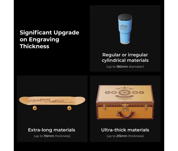 Подставка xTool P2 Riser Base – для толстых материалов