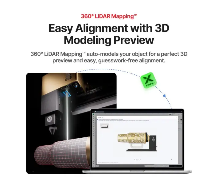 xTool RA3 Rotary Axis