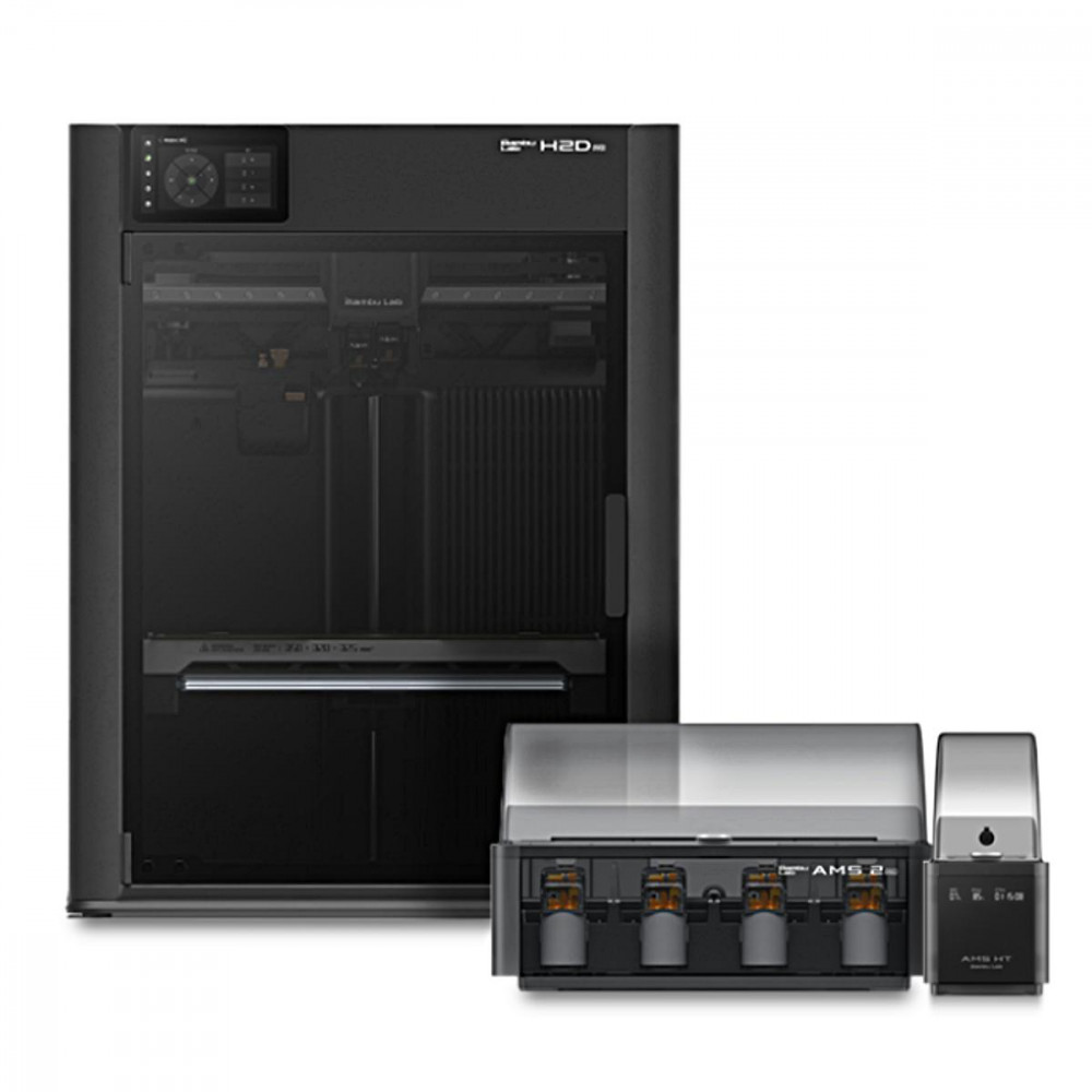 Bambu Lab H2D Pro: high-temperature 3D printer with 2 nozzles