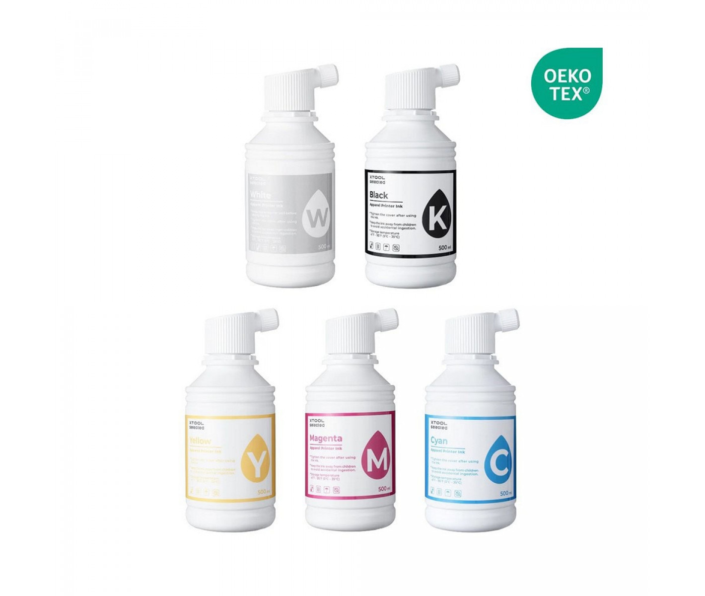 White Ink for xTool Apparel Printer, 500 ml – 3DDevice
